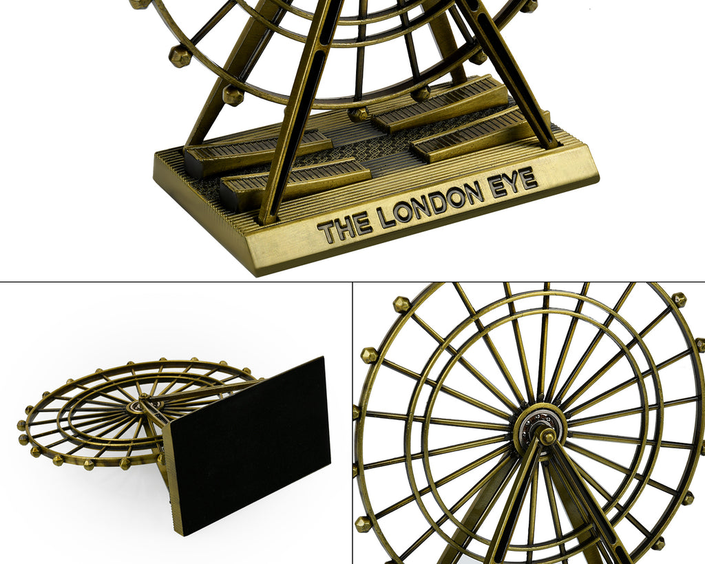 London Souvenirs Ferris Wheel Decor Medium Rotatable London Eye Metall ...
