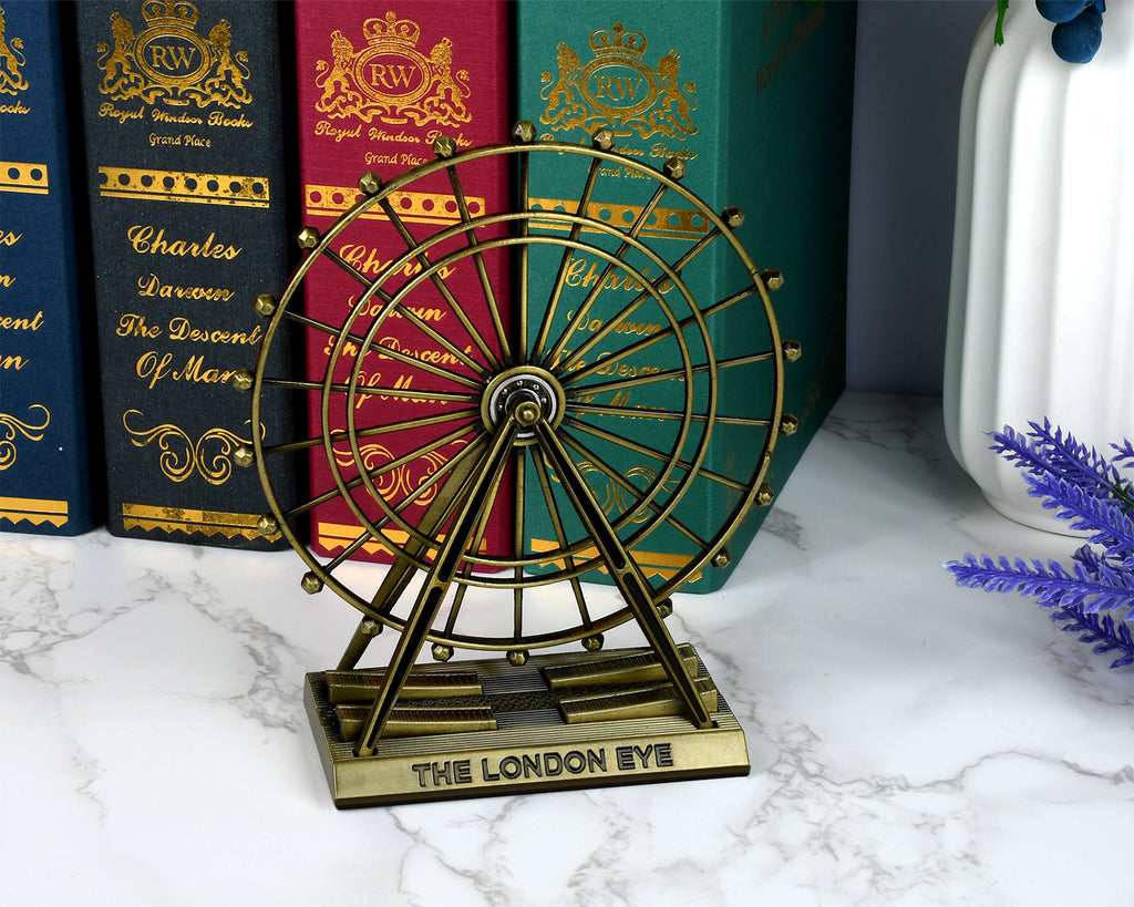 London Souvenirs Ferris Wheel Decor Medium Rotatable London Eye Metall ...