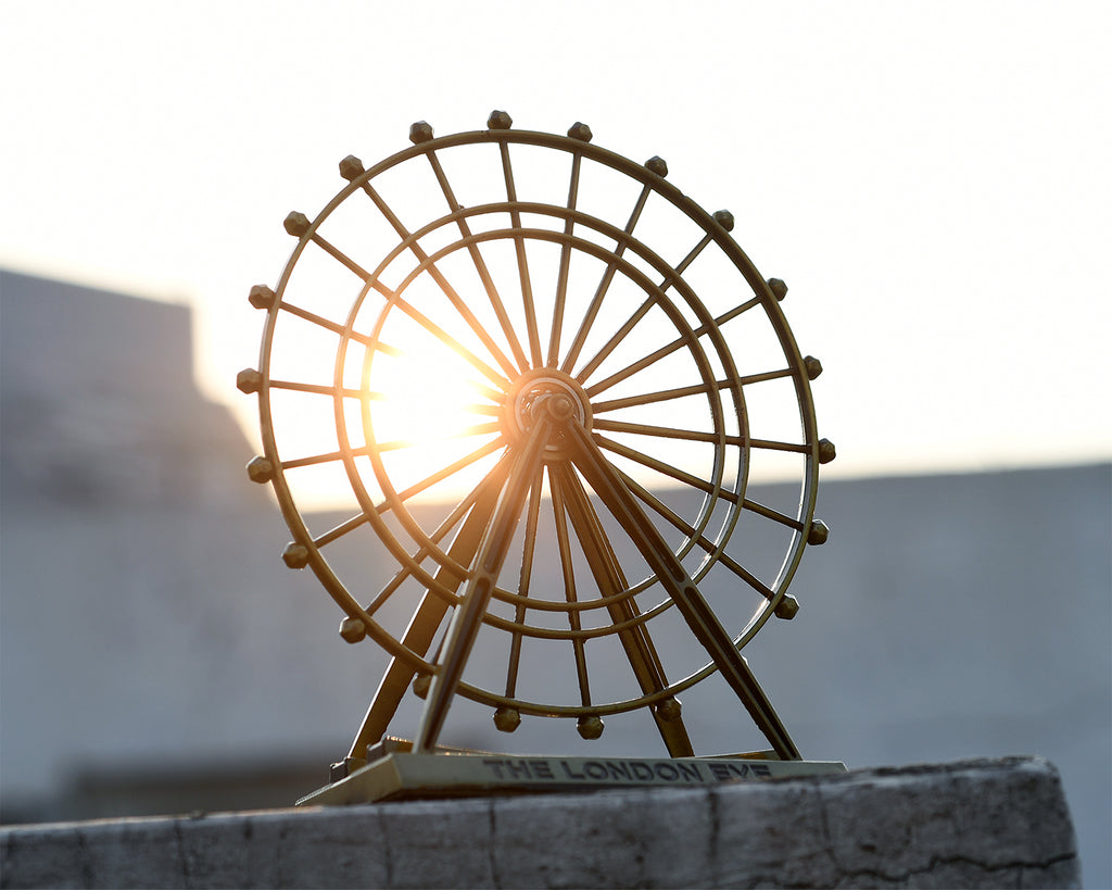 London Souvenirs Ferris Wheel Decor Medium Rotatable London Eye Metall ...