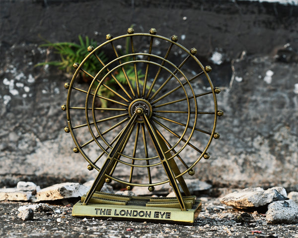 London Souvenirs Ferris Wheel Decor Medium Rotatable London Eye Metall ...
