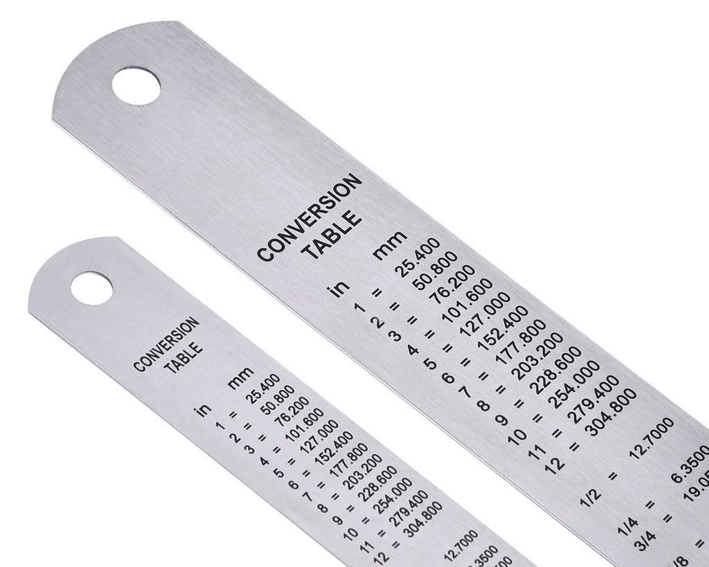 12 Inch and 6 Inch Stainless Steel Rulers – DS. DISTINCTIVE STYLE (Best ...